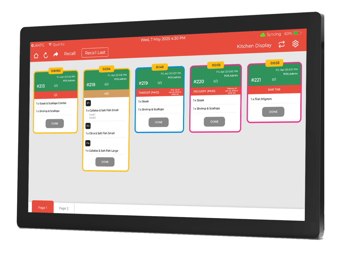 Mobile POS System for UK Retail and Restaurants (mPOS)
